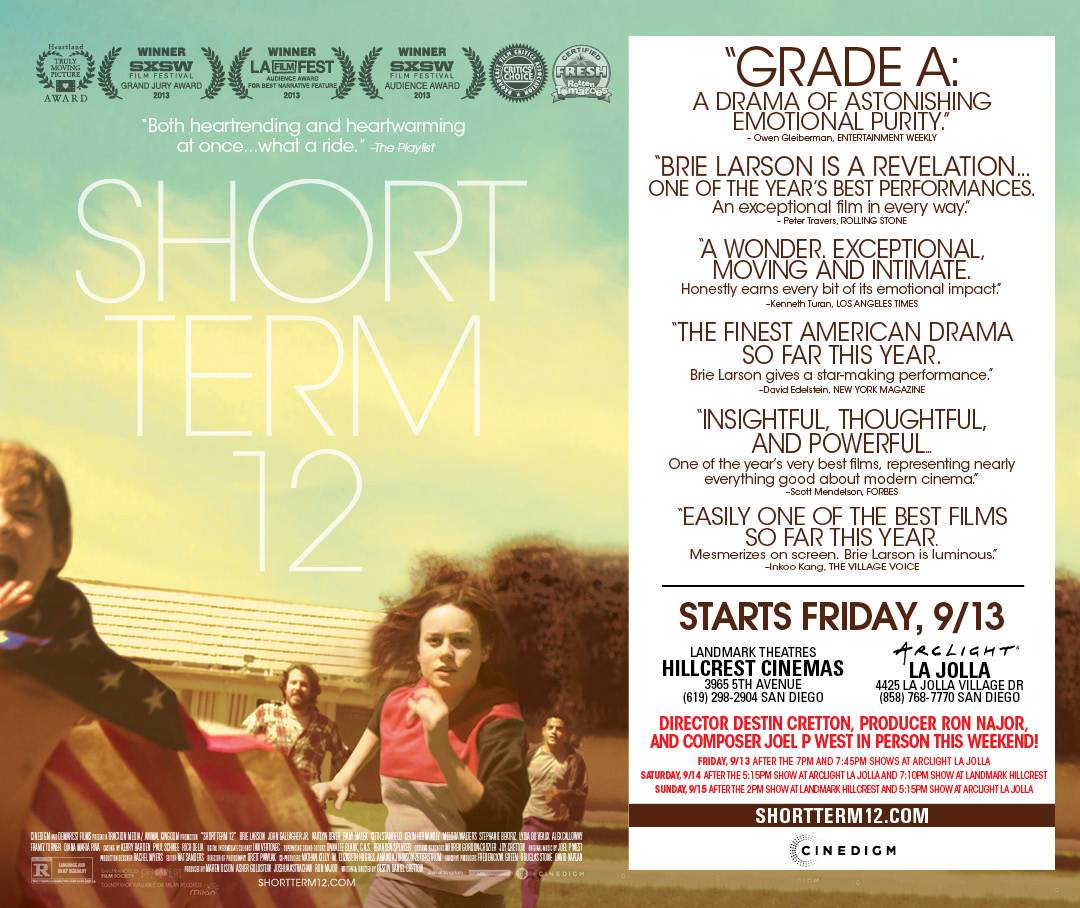 san diego: dialed in: Local Filmmakers Release "Short Term 12"