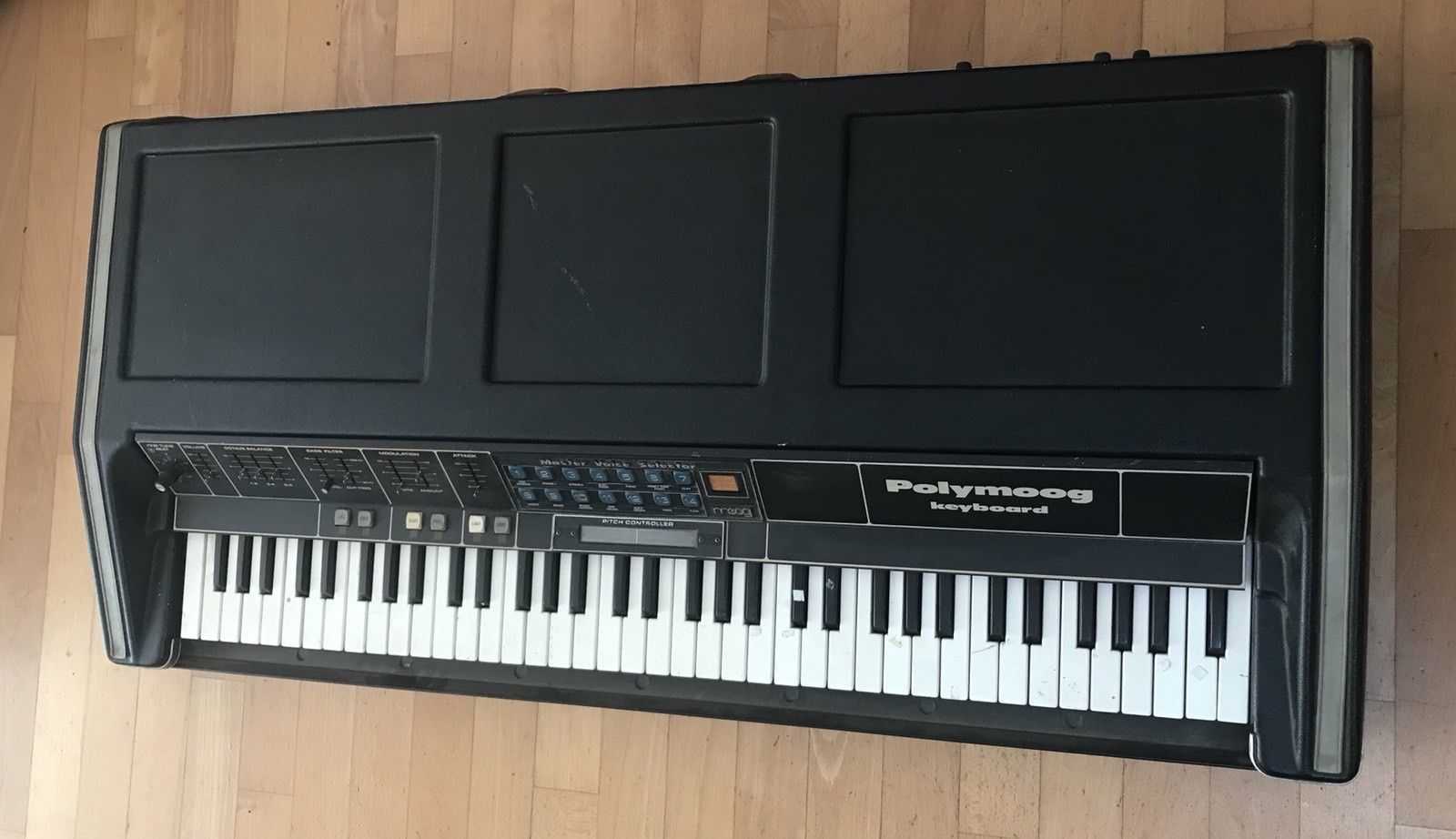 MATRIXSYNTH: MOOG Polymoog Synthesizer 203a fully Serviced + Extras SN 3956