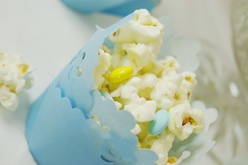 The Kitchen is My Playground: Baby Shower White Chocolate Popcorn