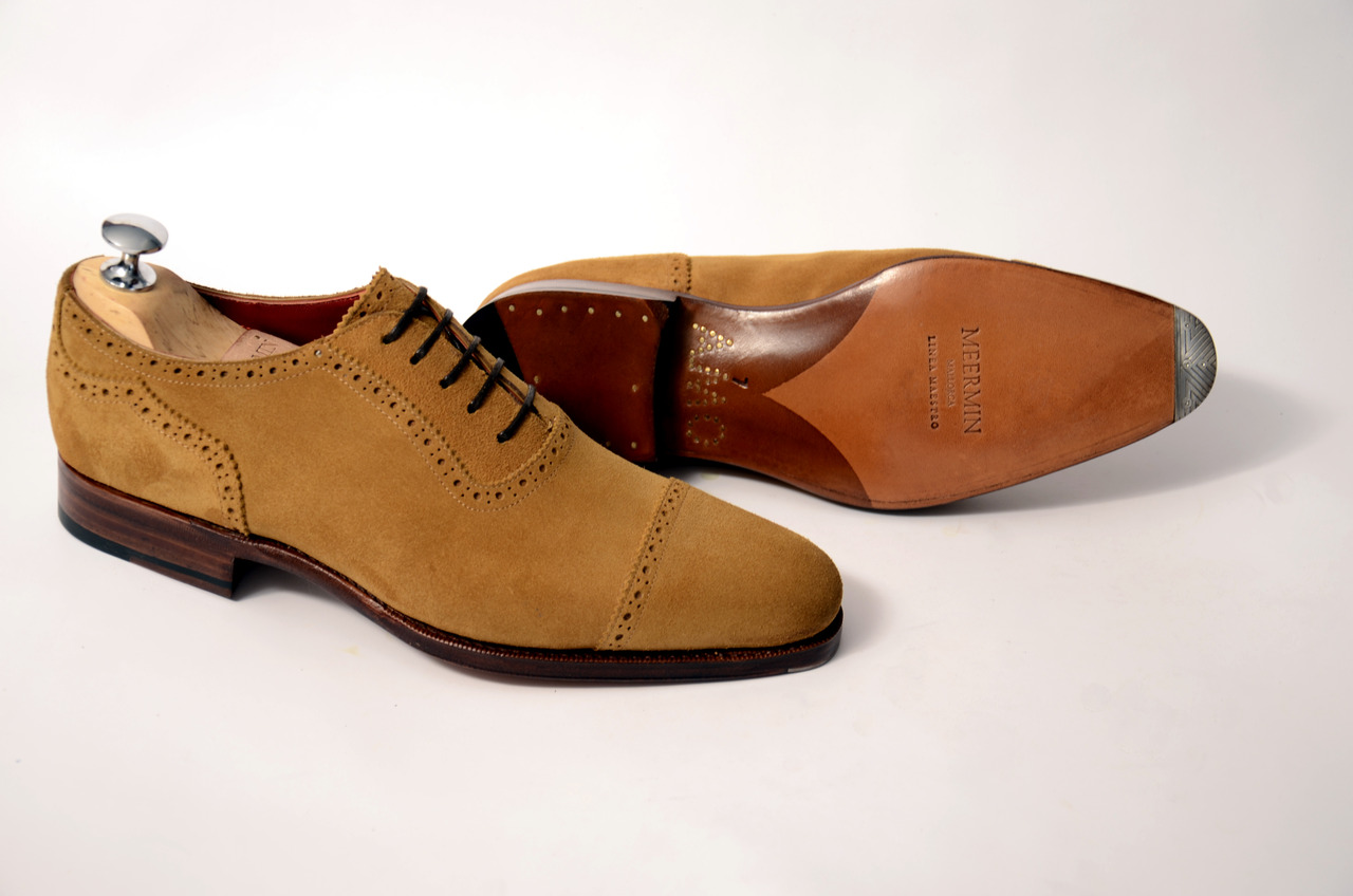 The Shoe AristoCat: Meermin - Suede cap toe Adelaide