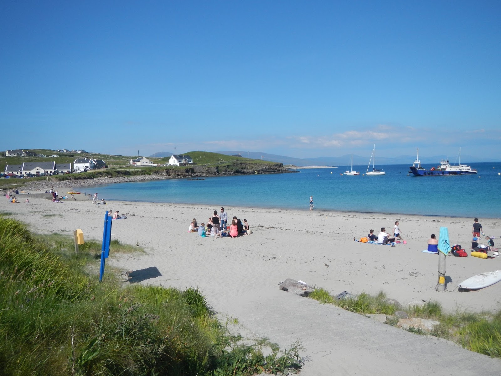 Hot summer days on Clare Island