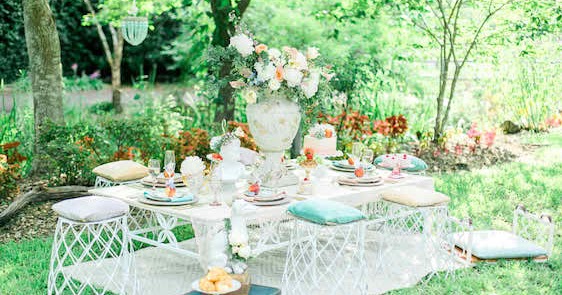 A Colorful Garden Bridal Brunch | The Perfect Palette