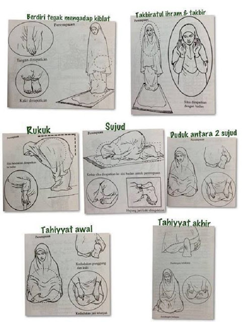 Cara Yang Betul Solat Khas Untuk Muslimah ~ Baca Disini