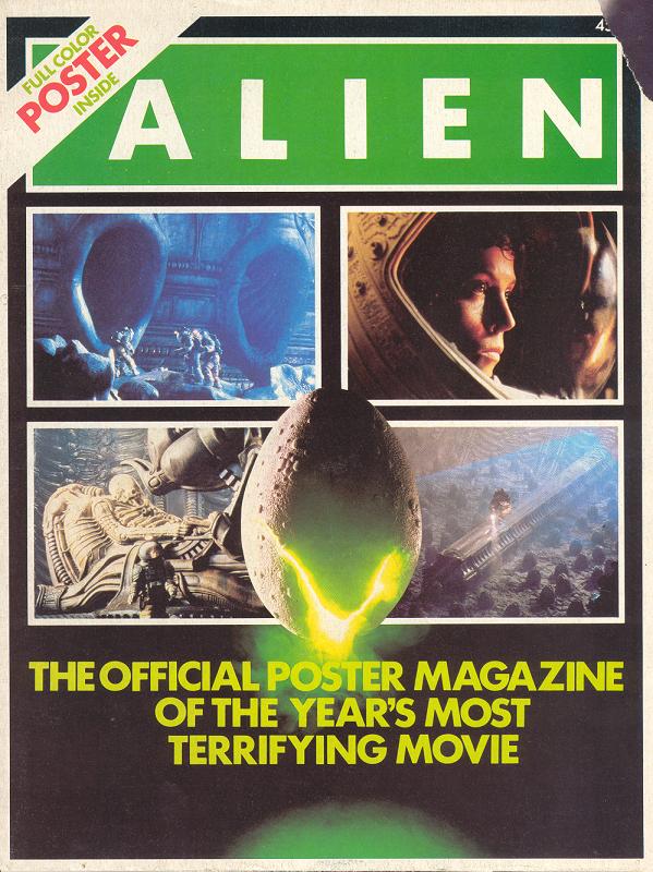BLACK HOLE REVIEWS: ALIEN merchandise and publicity from 1979
