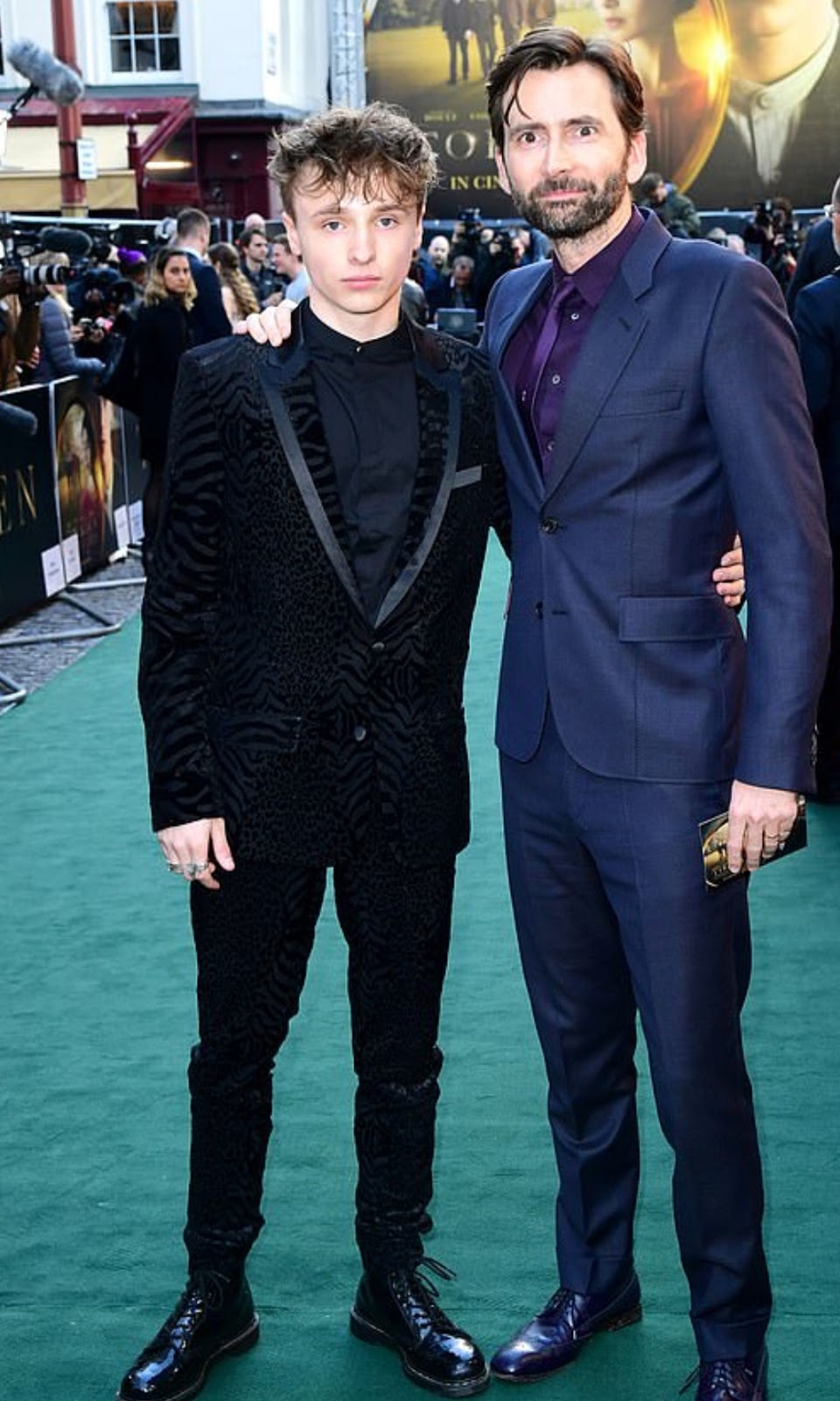 PHOTOS: David Tennant Supports His Son Ty At Tolkien Premiere