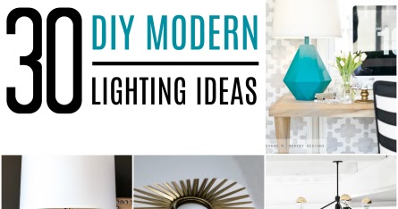 30 DIY Modern Lighting Ideas | Pneumatic Addict