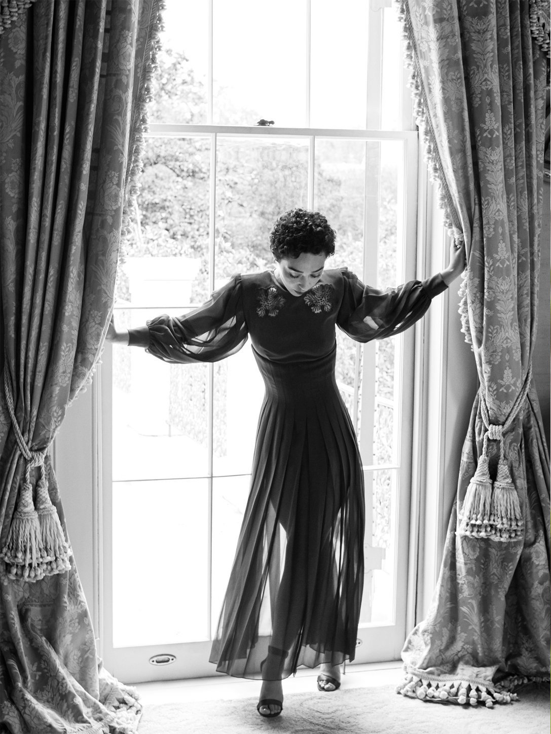 Ruth Negga in Town & Country US August 2017 by Victor Demarchelier