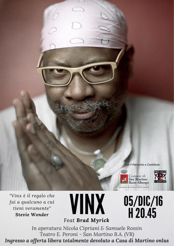 Vinx in concerto 5 Dicembre 2016 - Italy Top News