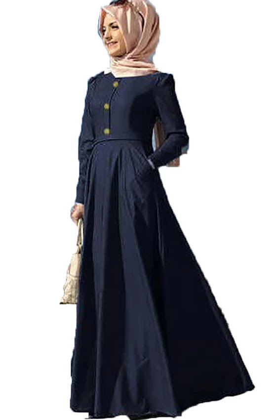 Jual Baju Muslim Khusus Muslimah JFashion Warna Biru