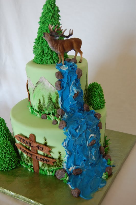 CakeFilley: Mountain/Elk Cake