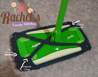 Rachel's Lovely Stitches: Reusable Swiffer Pad~Free Crochet Pattern