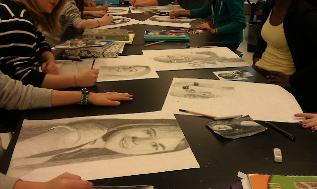 Art with Mrs. Kennedy: 8th Grade Drawing- Self-Portrait