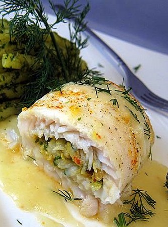 Shrimp-Stuffed Sole Recipe - The Best Recipes