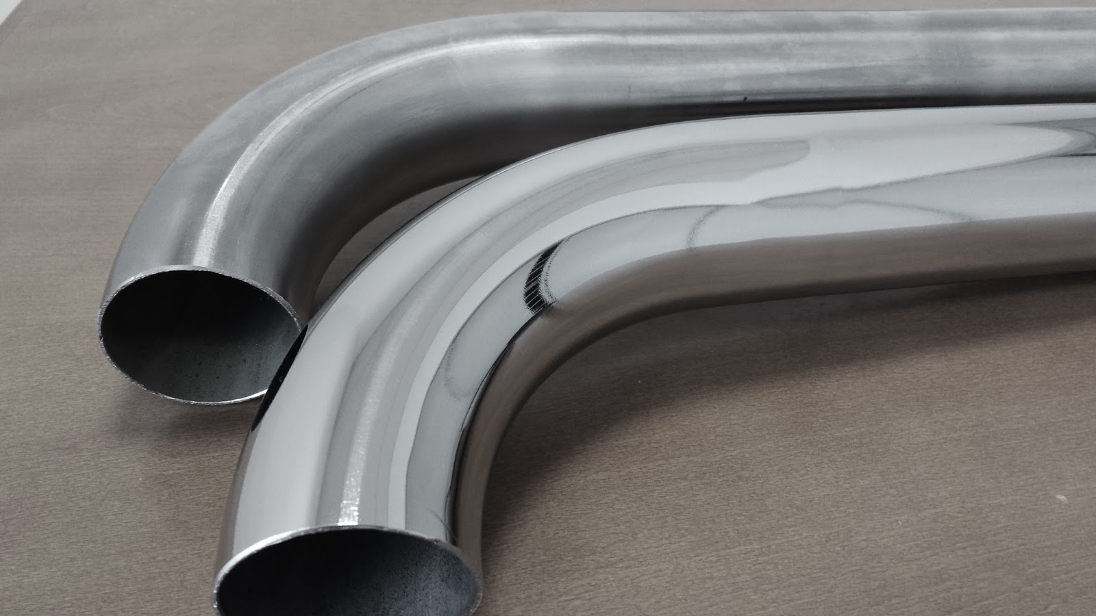 Tube Polishing & Tube Finishing Machines: MP100 High Gloss Stainless ...