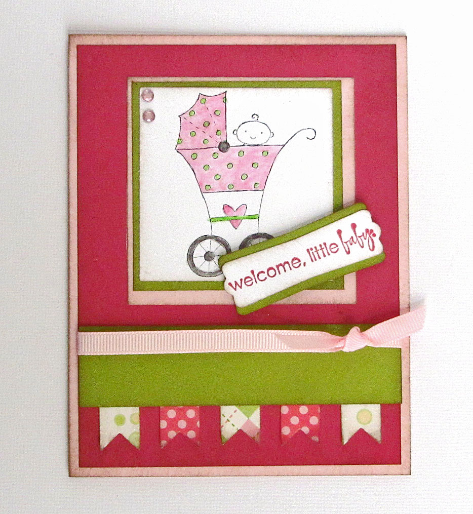 Kreative Kookiez Crafts: Welcome Baby Card