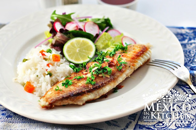 Mexico in My Kitchen: Filete de pescado al mojo de ajo - Fish Filets in ...