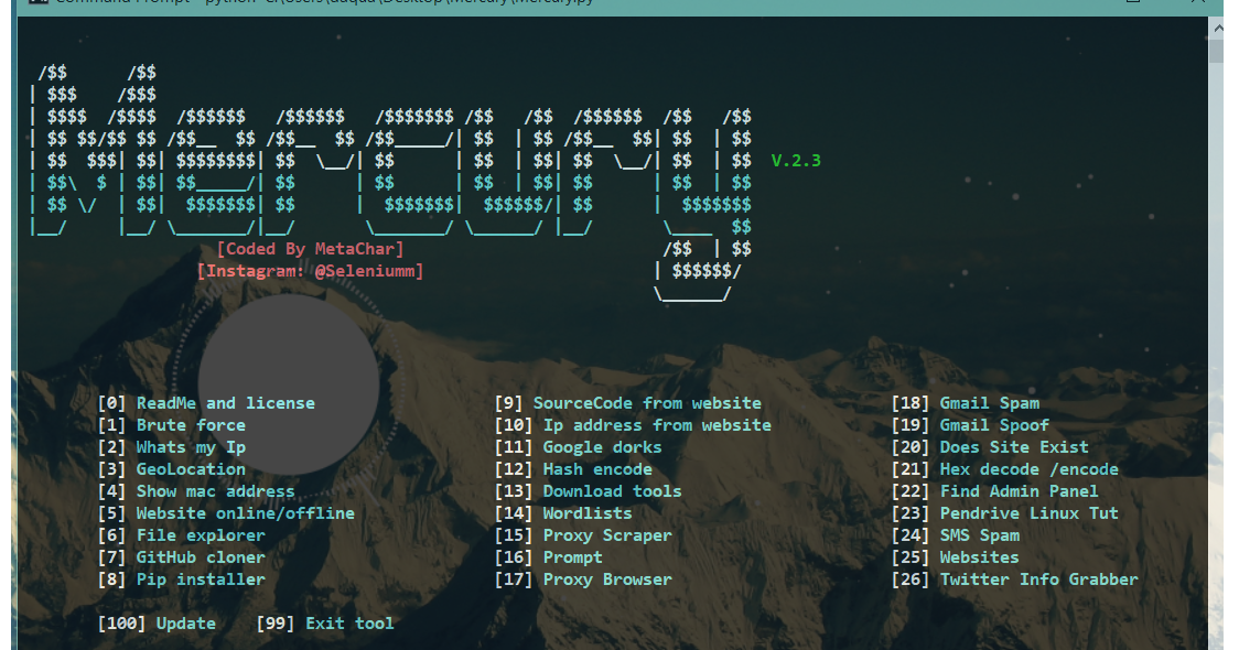 Mercury - A Hacking Tool Used To Collect Information And Use The Information To Further Hurt The ...