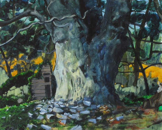 Leo du Feu - Landscape, Art, Nature, Birds: an ancient beech, before ...