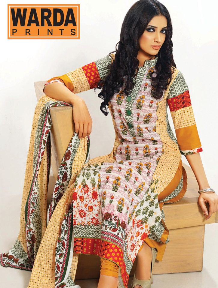 Fashion Style Design: Latest WARDA Prints Collection 2013.