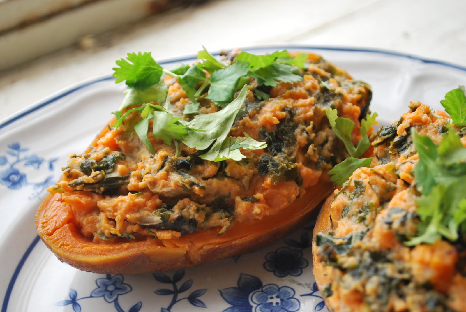 Vegan Crunk: Twice Baked Sweet Taters