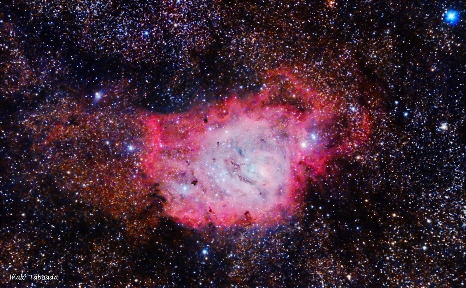 El astro estático: Tres Messiers principales de Sagitario. M8, M17 y M20