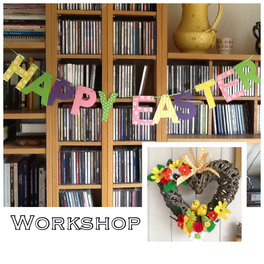ONE I MADE EARLIER TODAY: EASTER THEME WORKSHOPS
