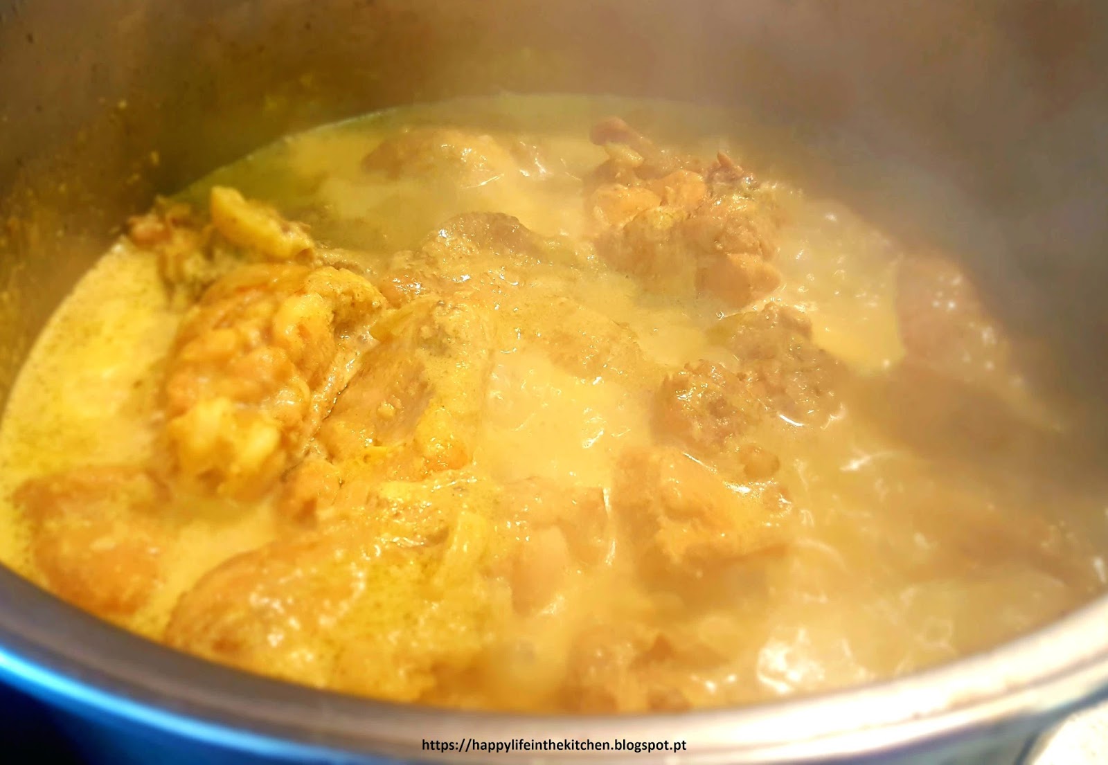 Caril de Frango à Minha Moda...Queria fazer caril, não tinha todos os ...