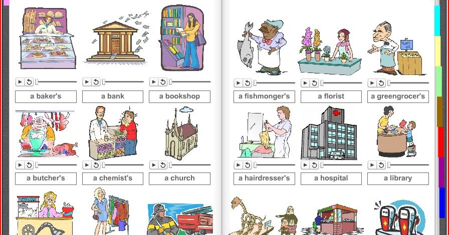 ENGLISH FUN&FAN CLUB: VOCABULARY: SHOPS AND PLACES IN TOWN