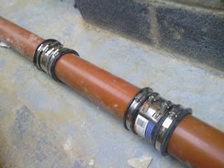 Repairs and Building Ways ( my maintenance level 2 work) : Clay pipe joint