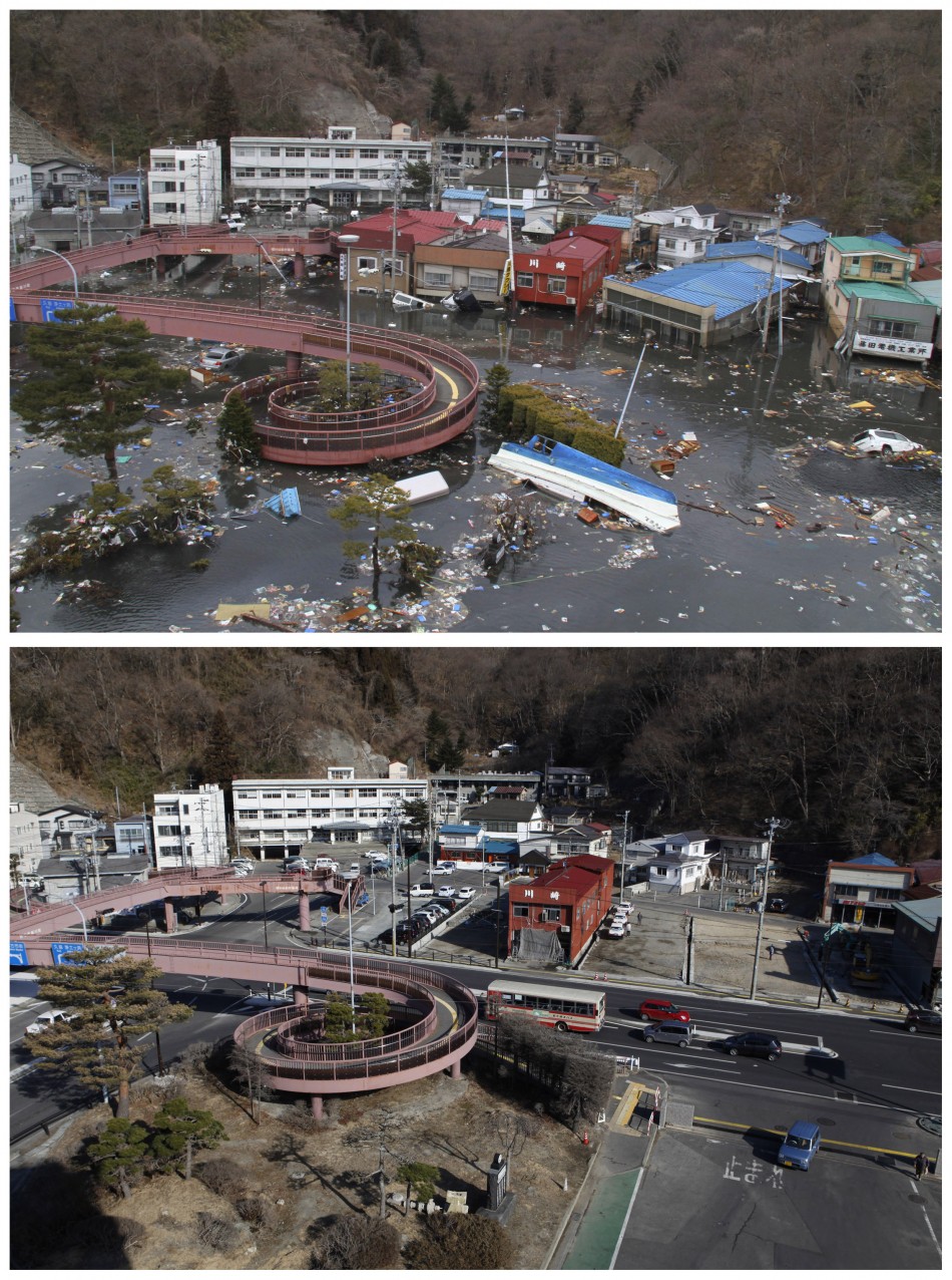 JAPAN BEFORE AND AFTER TSUNAMI - Omygad!