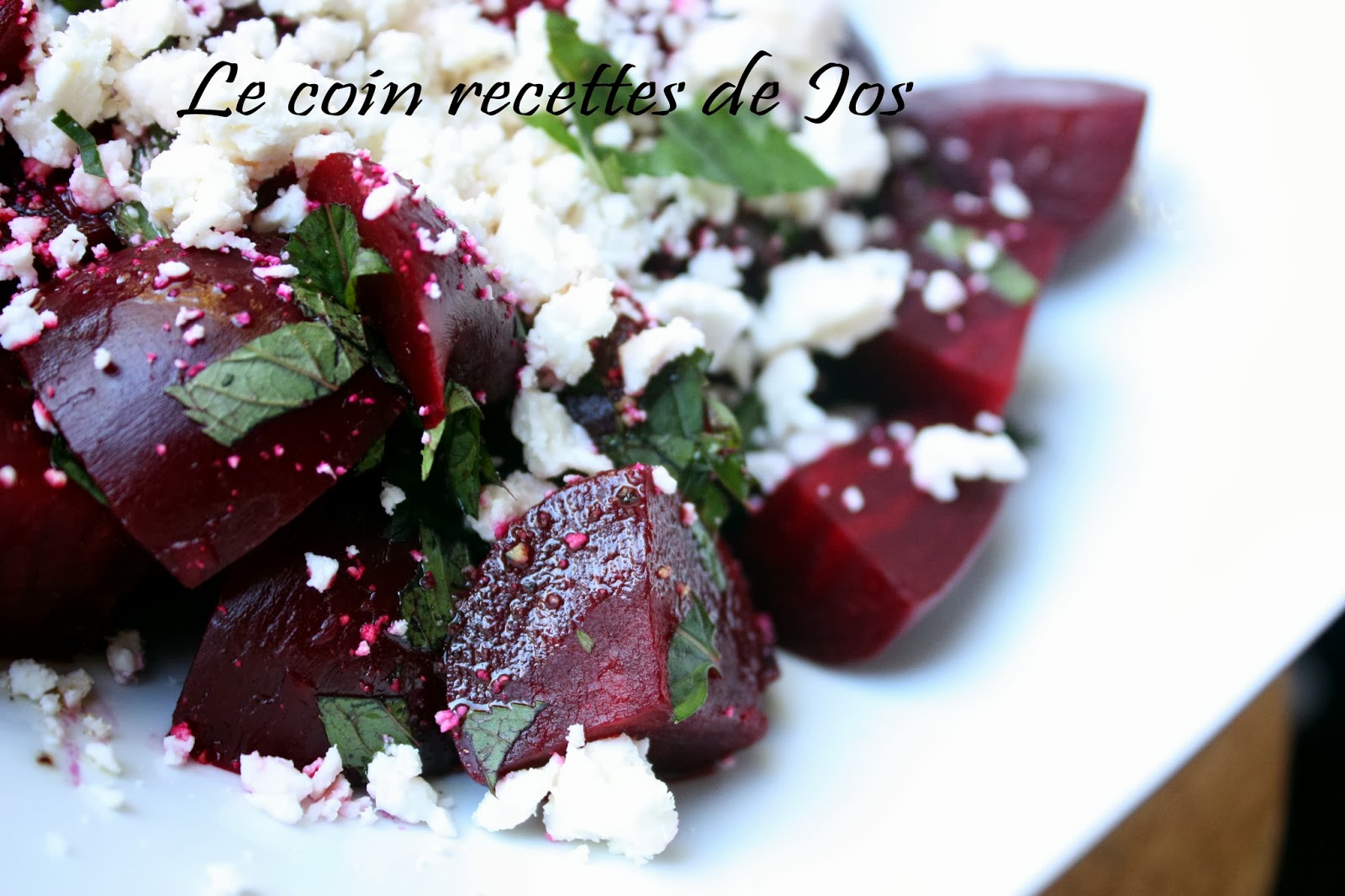 Le coin recettes de Jos: SALADE DE BETTERAVES AU FROMAGE FÊTA