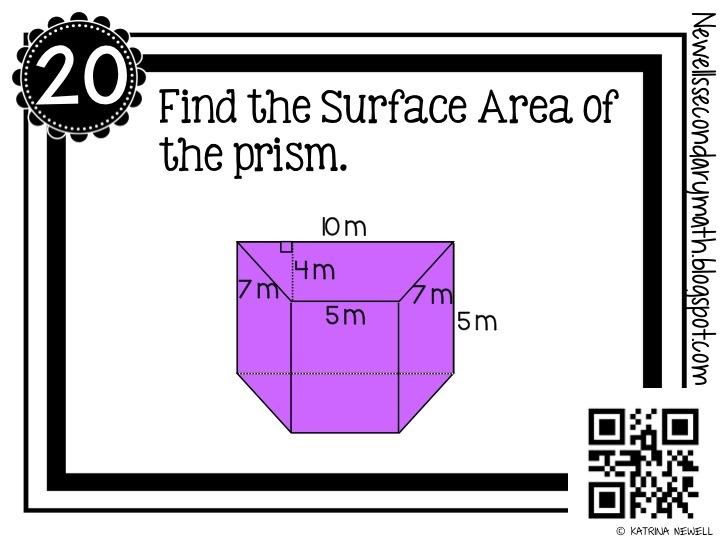 Surface Area of Prisms | Mrs. Newell's Math