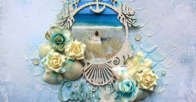 Blue Fern Studios: Three Beach themed Layouts with the Seaside Cottage ...