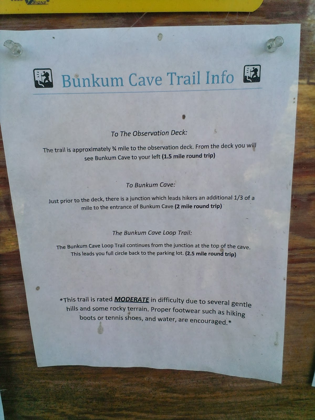 TRAVELING on a BUDGET : Bunkum Cave Loop Trail