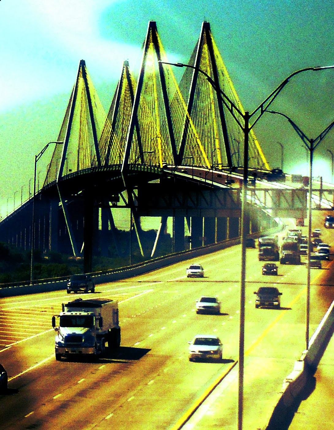 Historical Markers of Baytown: The Fred Hartman Bridge by Chiwe Tsoka