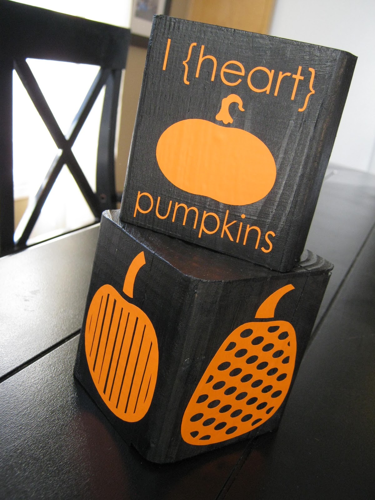 how to {pumpkin blocks}