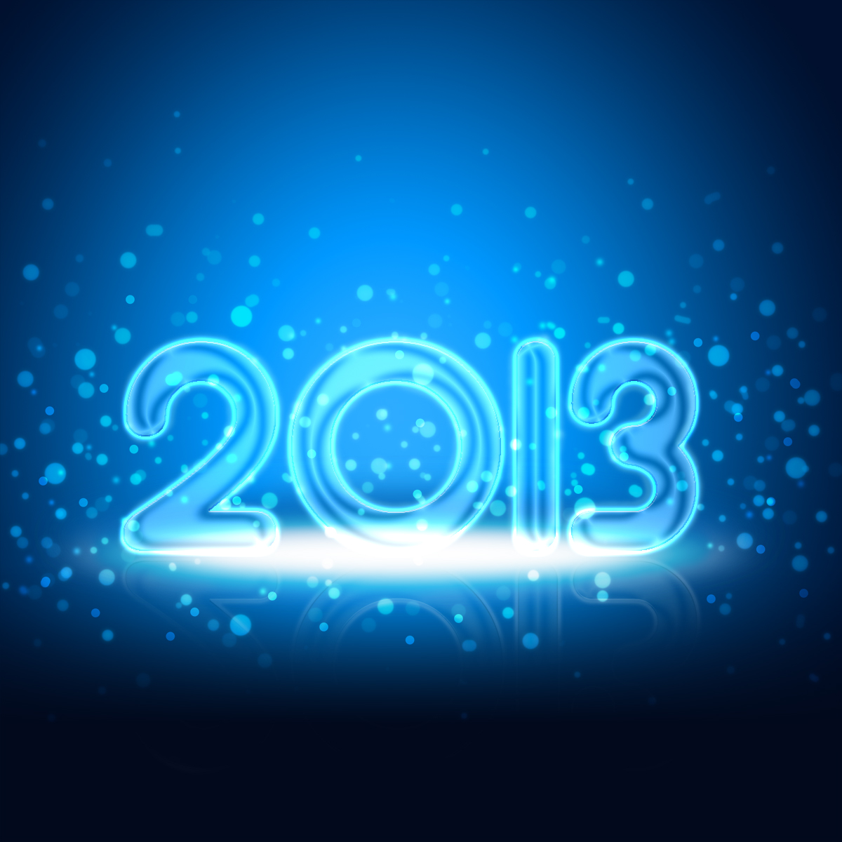 New Year Blue Background for Scrapbooking | Digital Crafts Portal