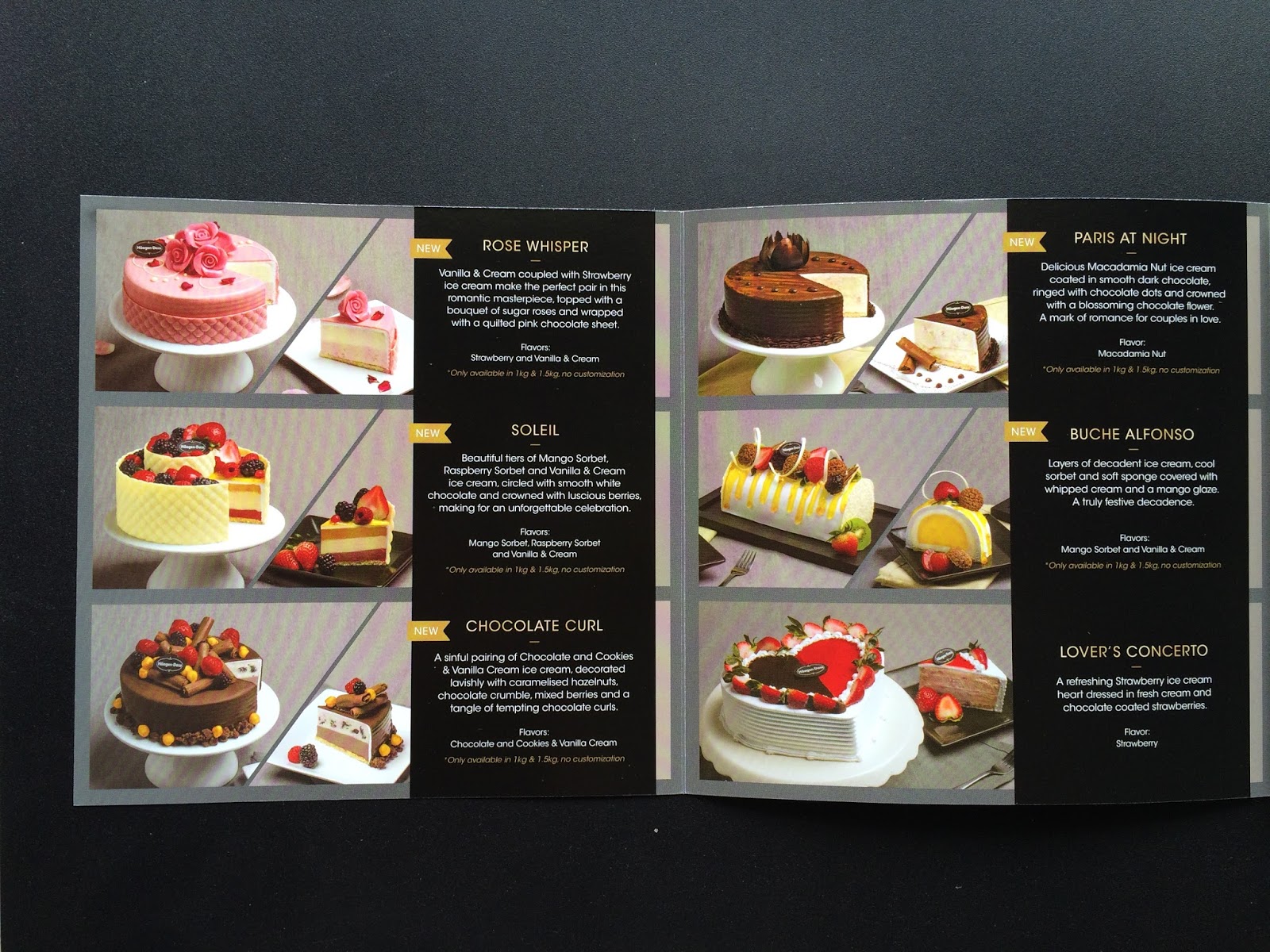 parse906: Haagen Dazs Malaysia Cake Catalogue