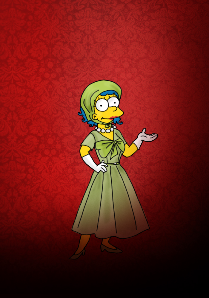 Retro Cartoon: Marge Simpson