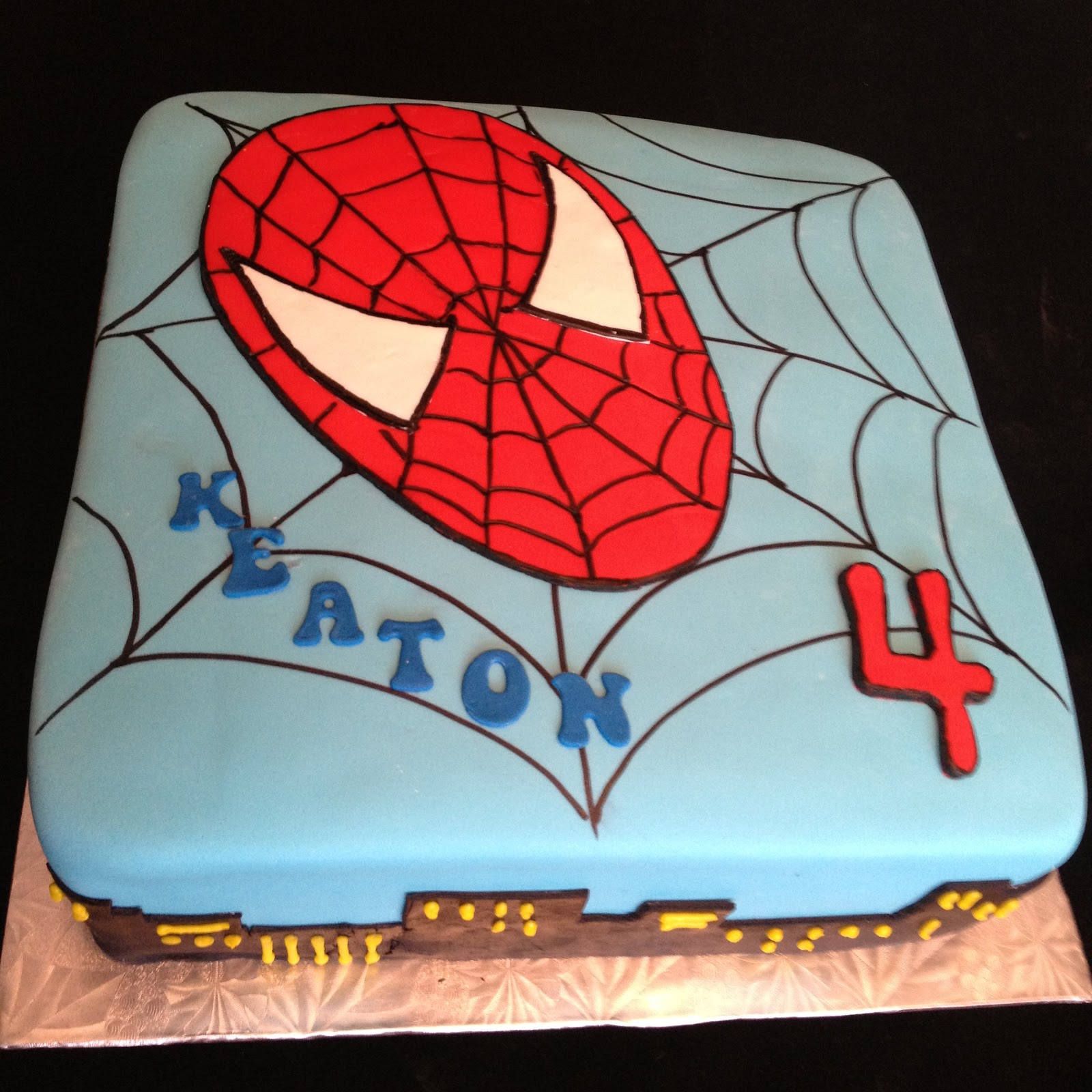 Keaton's Spiderman Cake
