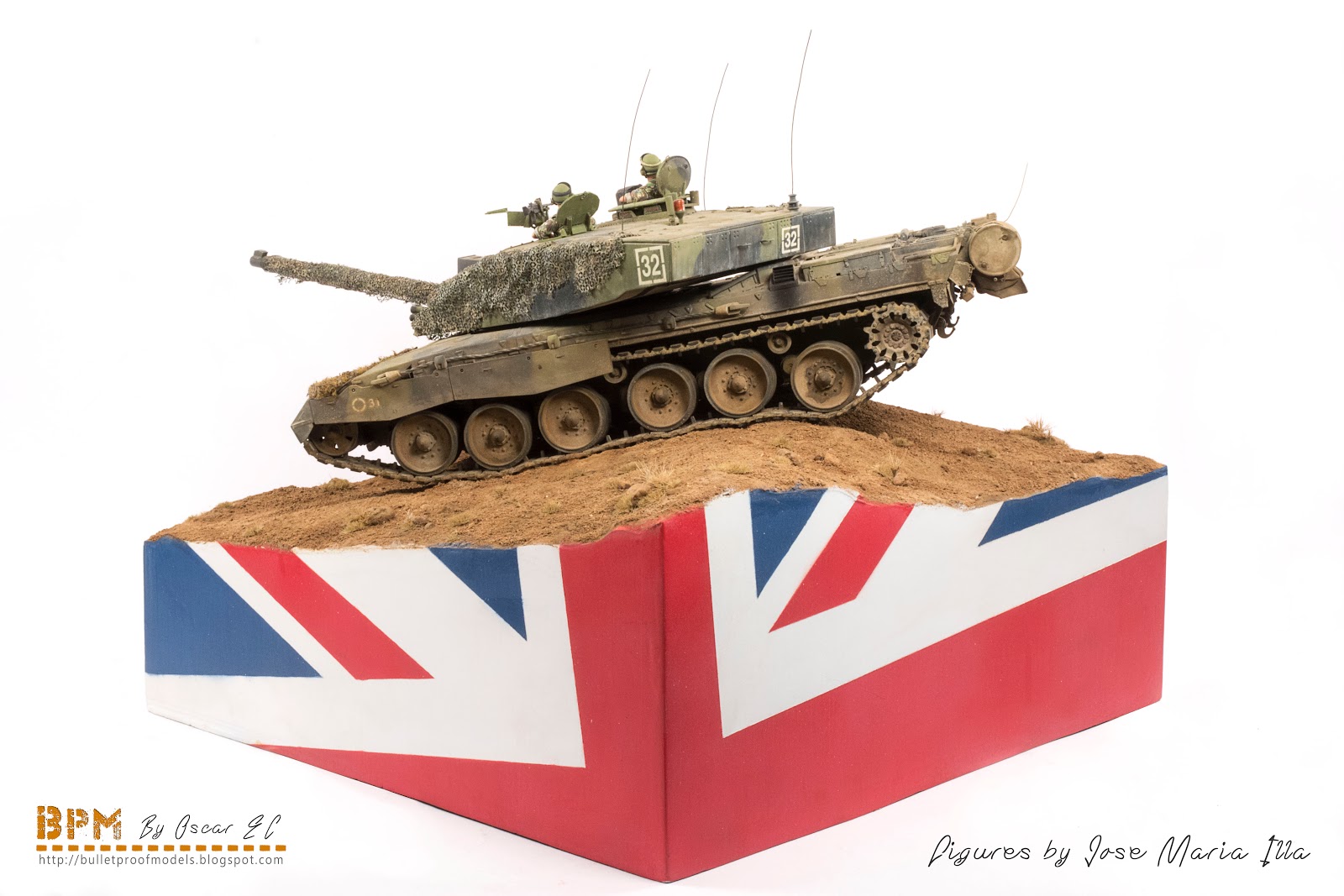 Bulletproof Models: Challenger II Kfor (Finals with base)