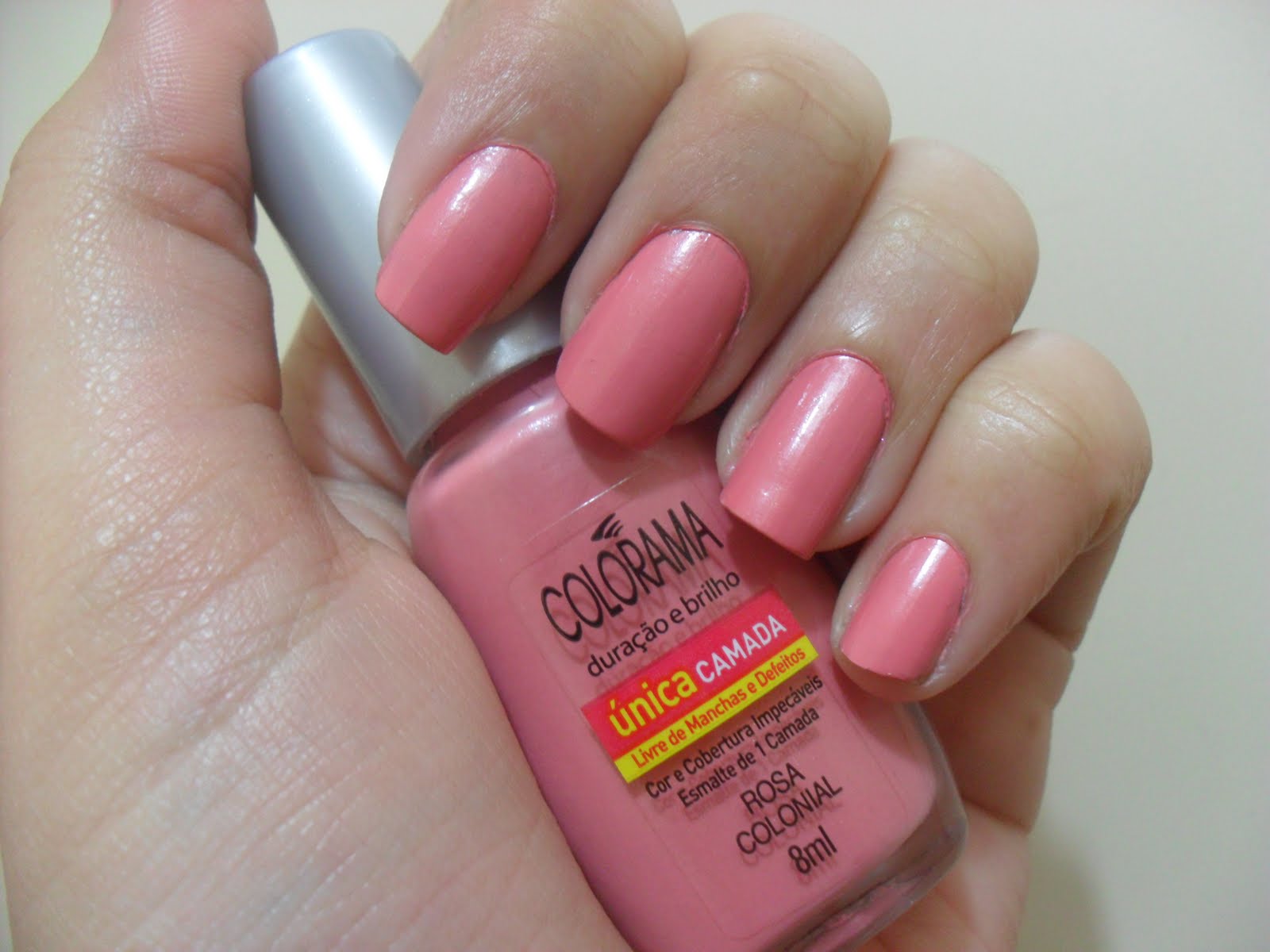 Esmaltismo: Rosa Colonial, da Colorama - Bem Rosinha...