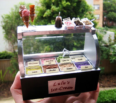 The Mini Food Blog: Ice Cream ~ Lulu's Miniatures