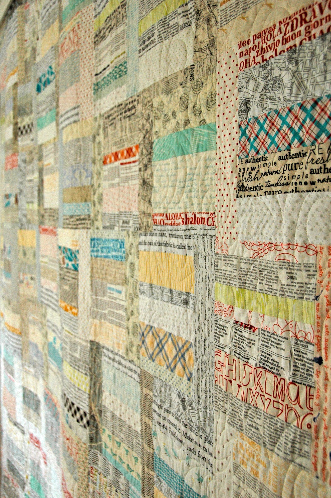 Quilt it: sunday morning paper