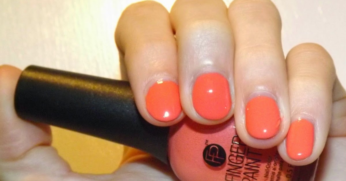 Perfectly Polished 12: Finger Paints "Art Nouveau Nectarine"