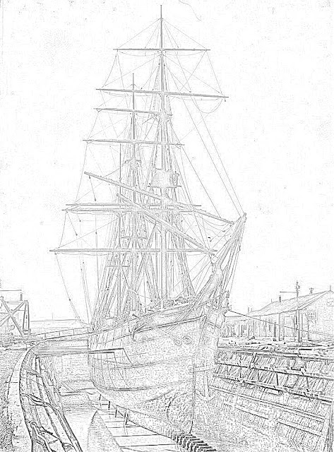 Coloring Pages: Sailing Ships Coloring Pages