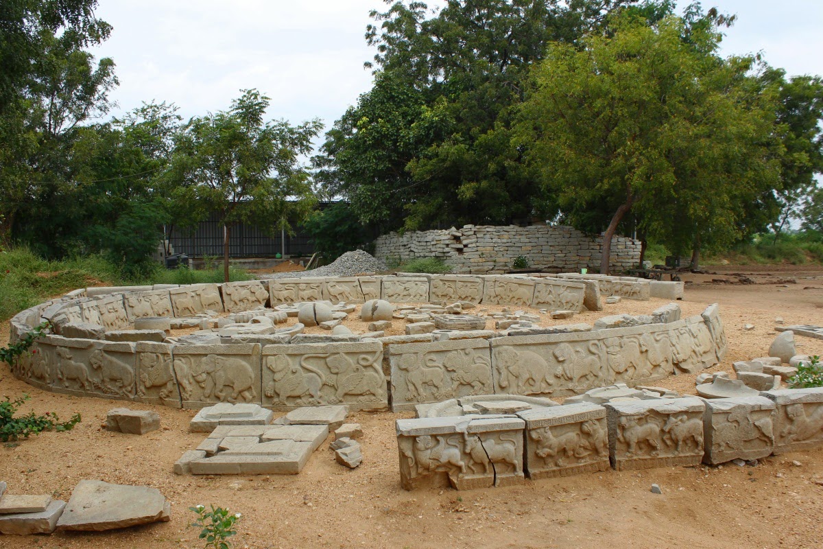 Journeys across Karnataka: Ruins of a Stupa, Kanaganahalli-Sannati