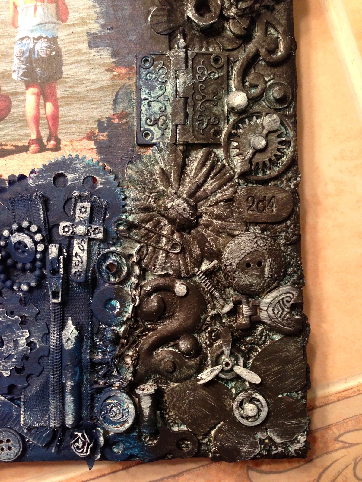 Claudine's Art Corner: My First Canvas EVER!!!!