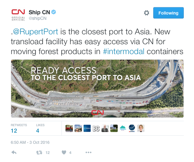 North Coast Review: CN and Port celebrate Tidal Coast Terminals ...