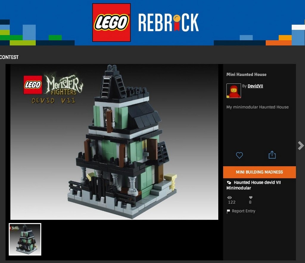 樂高Rebrick迷你街景比賽 冠軍拿全套街景回家 - 魯蛇實驗室